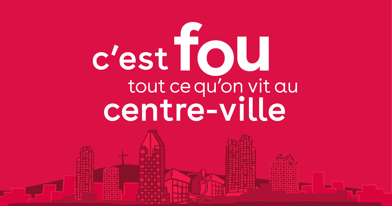 "I love working downtown" presents It only happens downtown | CCMM